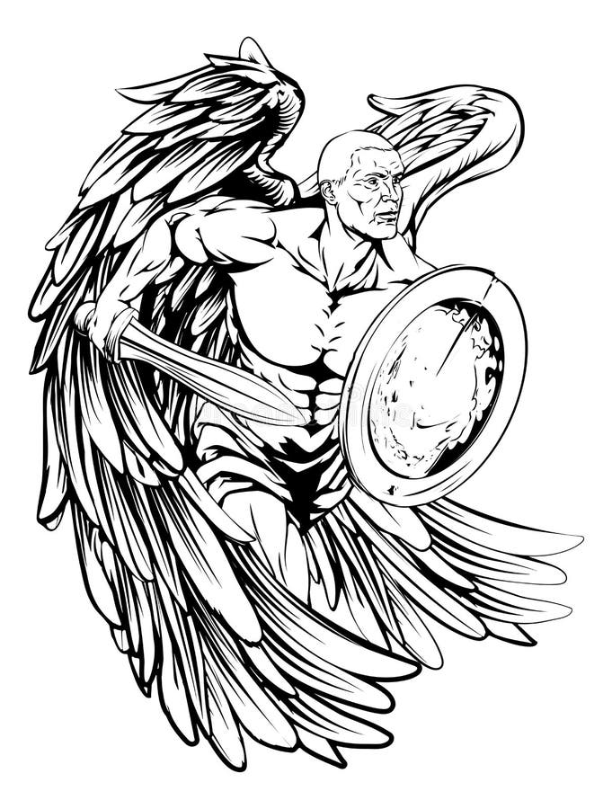 Angel Running Stock Illustrations – 165 Angel Running Stock ...