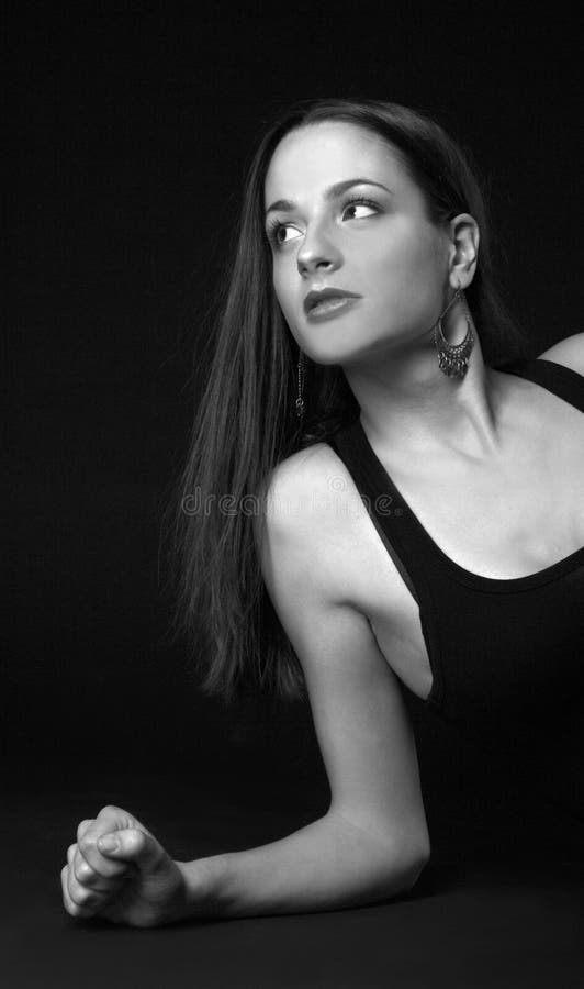 Angel Face with Clenched Hands Stock Photo - Image of angel, intimacy ...