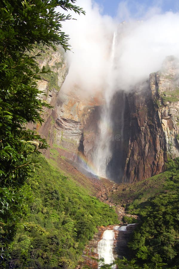 Angel Falls - Venezuela stock image. Image of high, mountains - 38496181