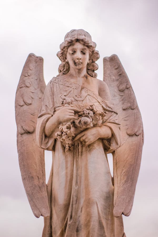 Angel figure statue stock photo. Image of artifact, sculpture - 79960144