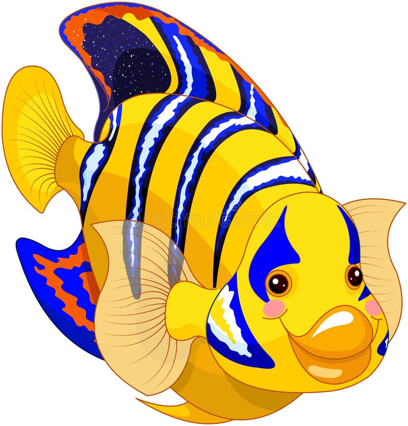 Angel fish stock illustration. Illustration of drawing - 4277111