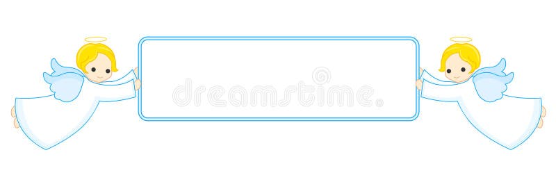 Angel border frame stock vector. Illustration of celebration - 14556024