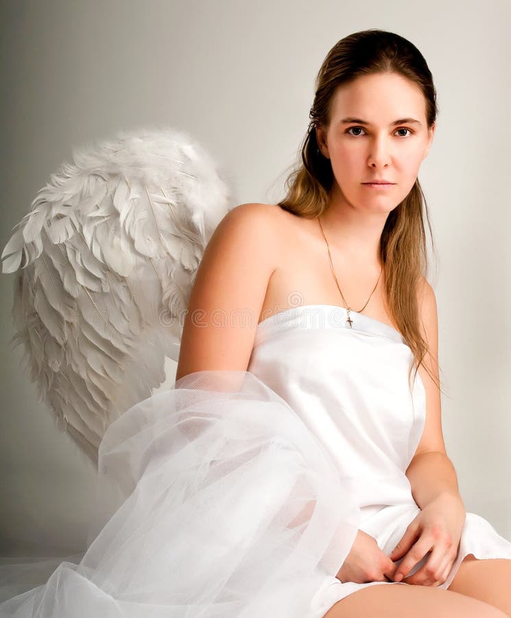 Angel girl stock photo. Image of beauty, person, love - 25476532