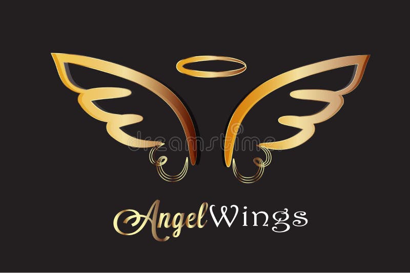 Angel Wings Logo Design