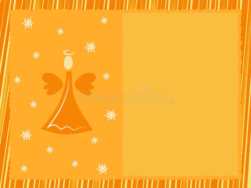 Angel greeting card stock vector. Illustration of festive - 45312351