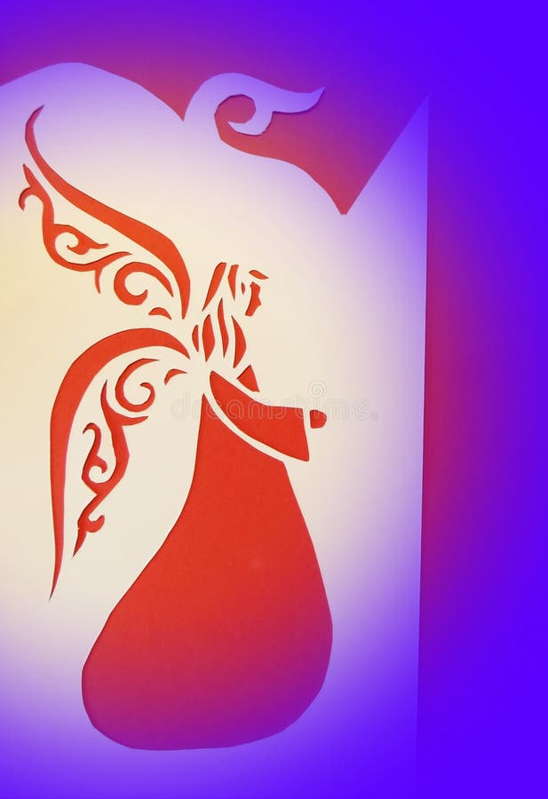 Angel-greeting. Paper Cutting. Stock Photo - Image of decorative ...