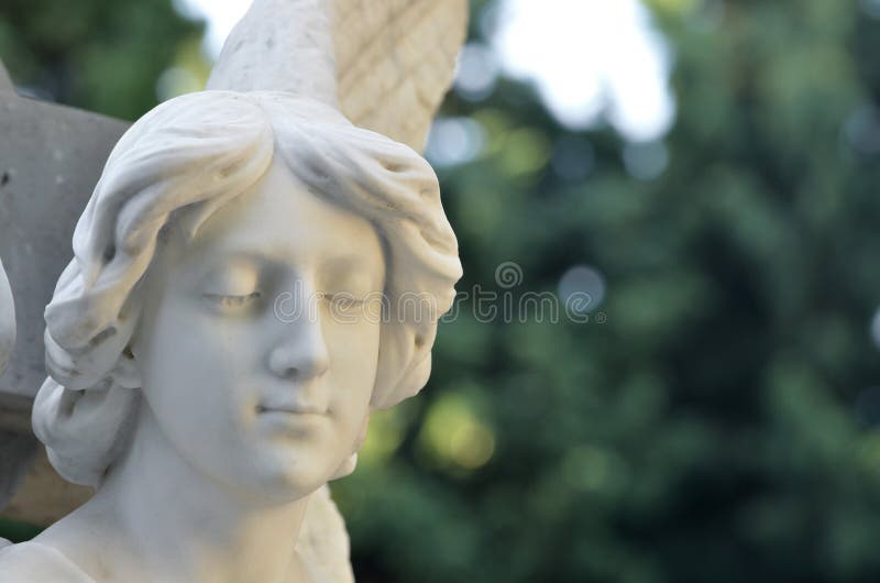 Angel head stock image. Image of dead, grave, head, funeral - 27188577