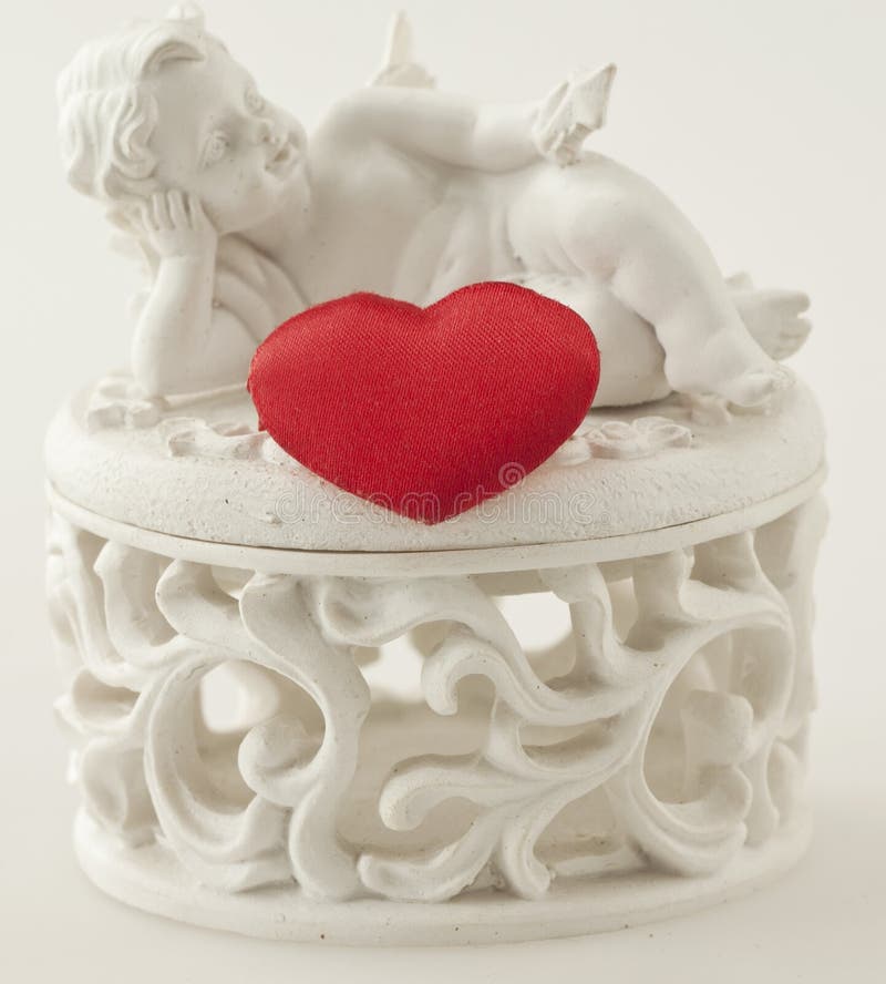 Angel and heart stock photo. Image of angel, heart, dear - 23229648