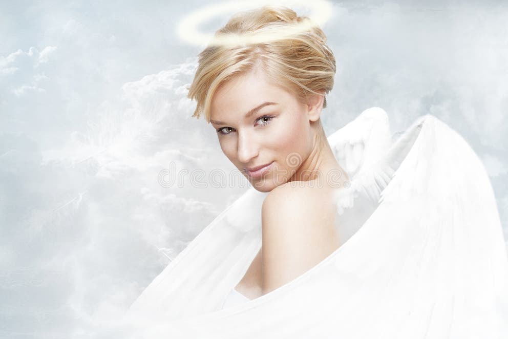 Angel in heaven stock image. Image of glamour, fairy - 23806293