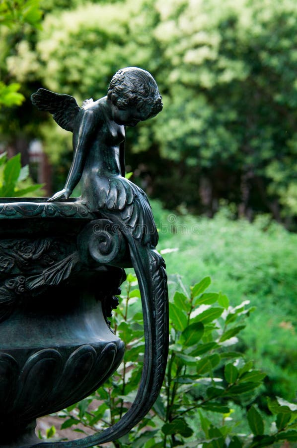 Angel with his head down stock image. Image of face, life - 71127871