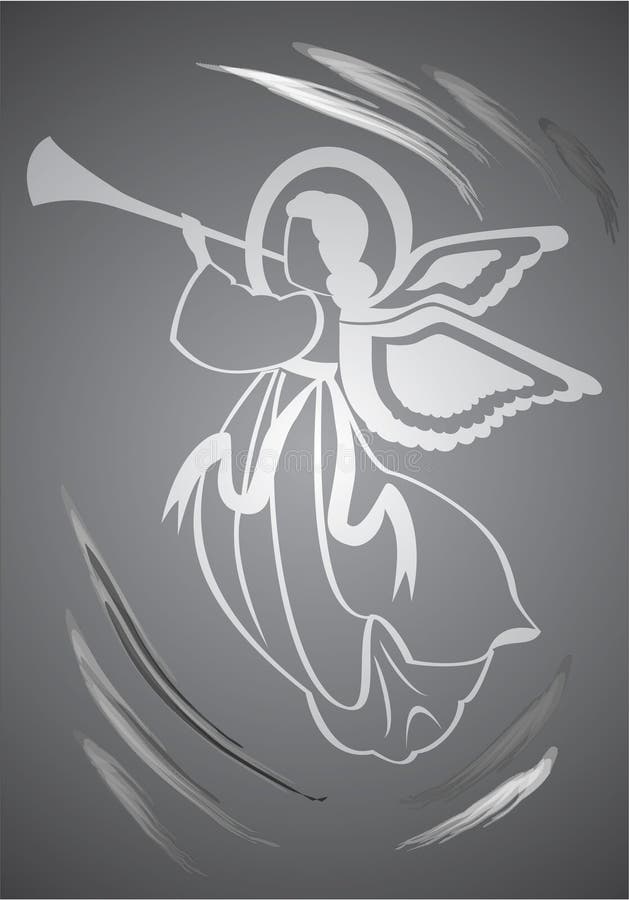 Angel Sketch stock illustration. Illustration of beauty - 6651949