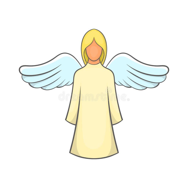 Cute Angel Icon, Isometric Style Stock Vector - Illustration of cartoon ...