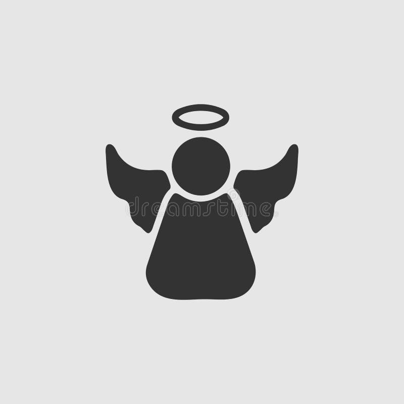 Angel icon eps 10. stock vector. Illustration of religion - 169611322