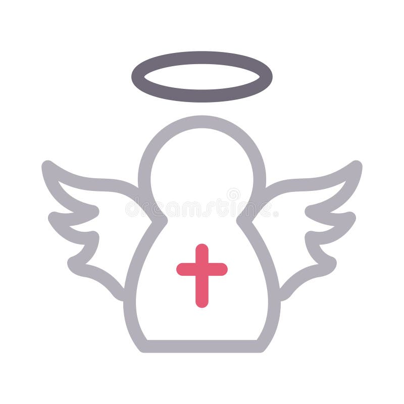 Angel Vector Glyph Color Icon Stock Vector - Illustration of black, graphic: 166462010