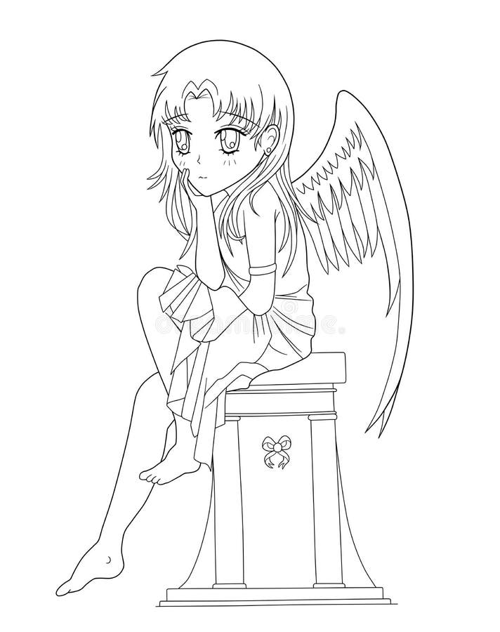 Angel Pointing Stock Illustrations – 140 Angel Pointing Stock ...