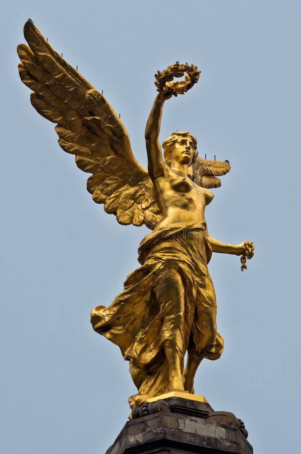 The Angel of Independence in Mexico City, Mexico. Stock Photo - Image ...