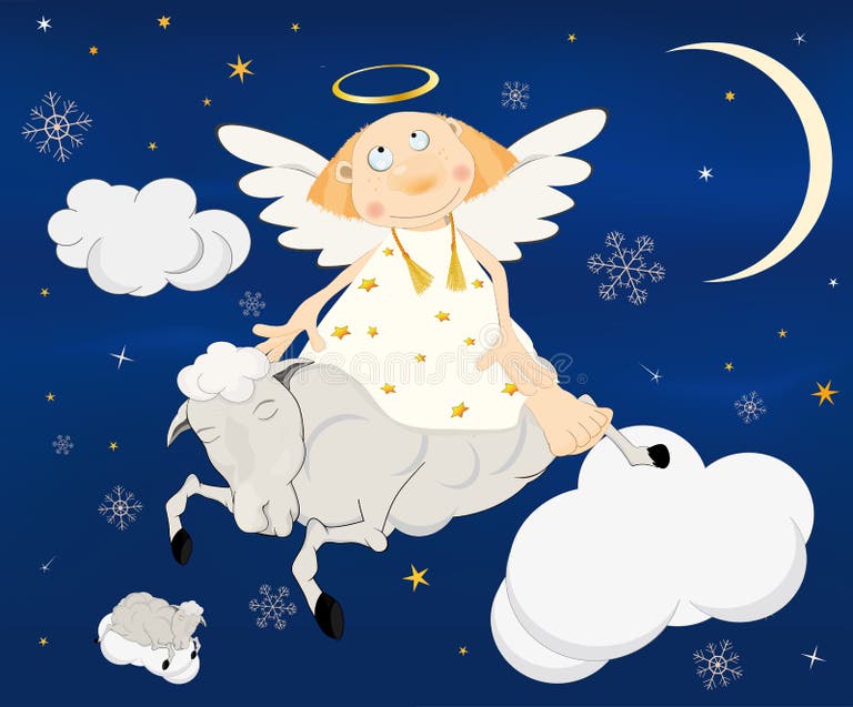 Cartoon Angel Lamb Stock Illustrations – 196 Cartoon Angel Lamb Stock ...