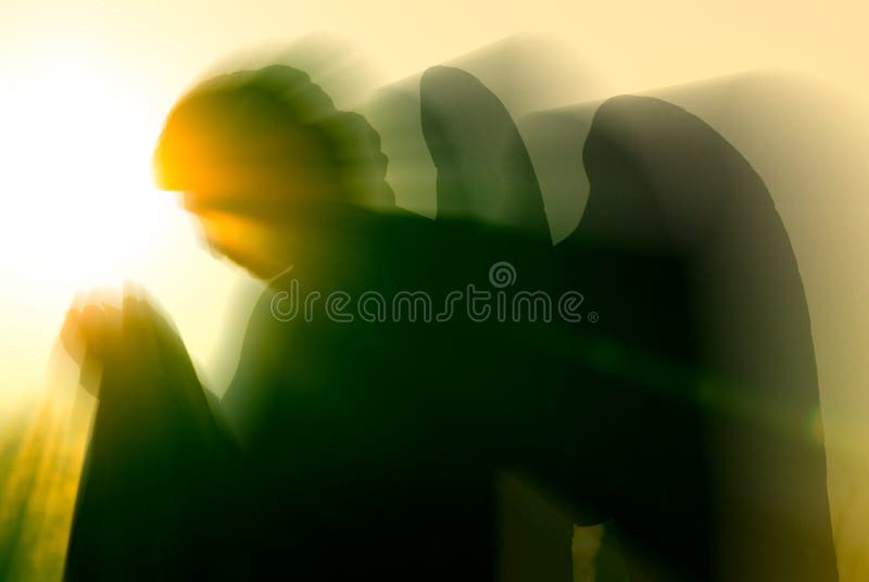 Angel and light stock photo. Image of christian, hope - 22683748
