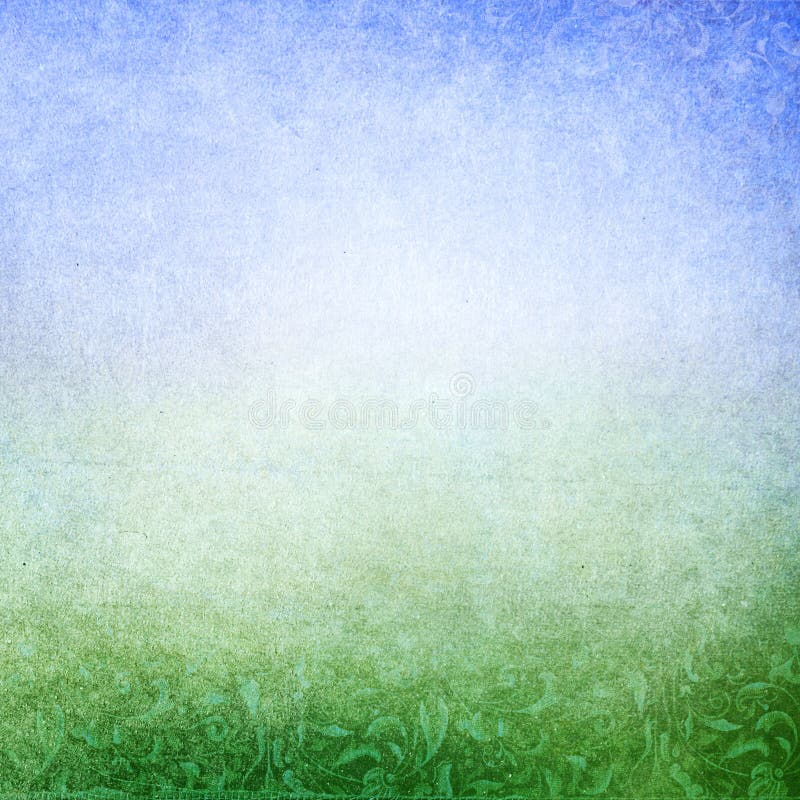 Green Blue Abstract Meadow Background Stock Illustration - Illustration ...