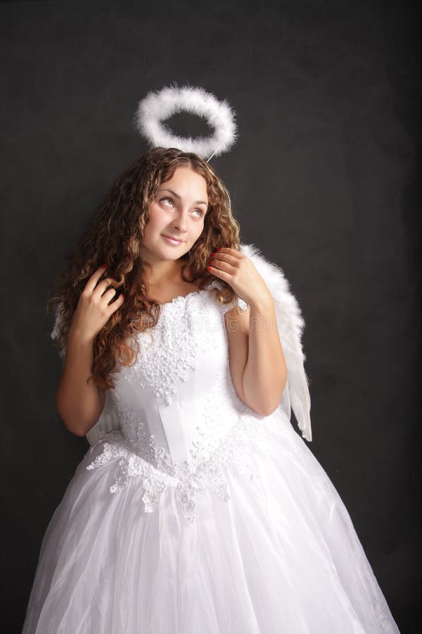 Angel left ignored stock image. Image of city, heaven - 132893337