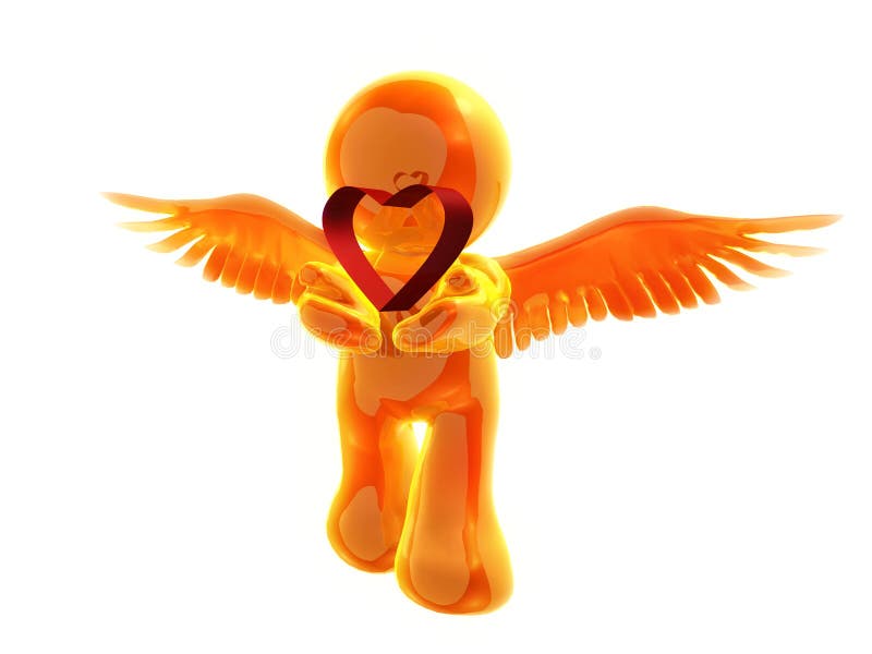 Angel of love stock illustration. Illustration of marriage - 8293350