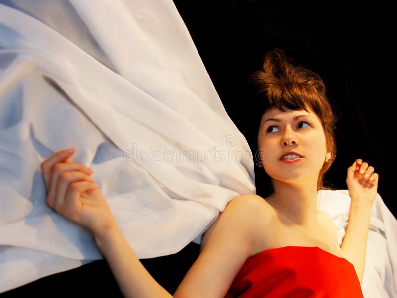 Angel - Model stock photo. Image of model, religious, white - 8912064