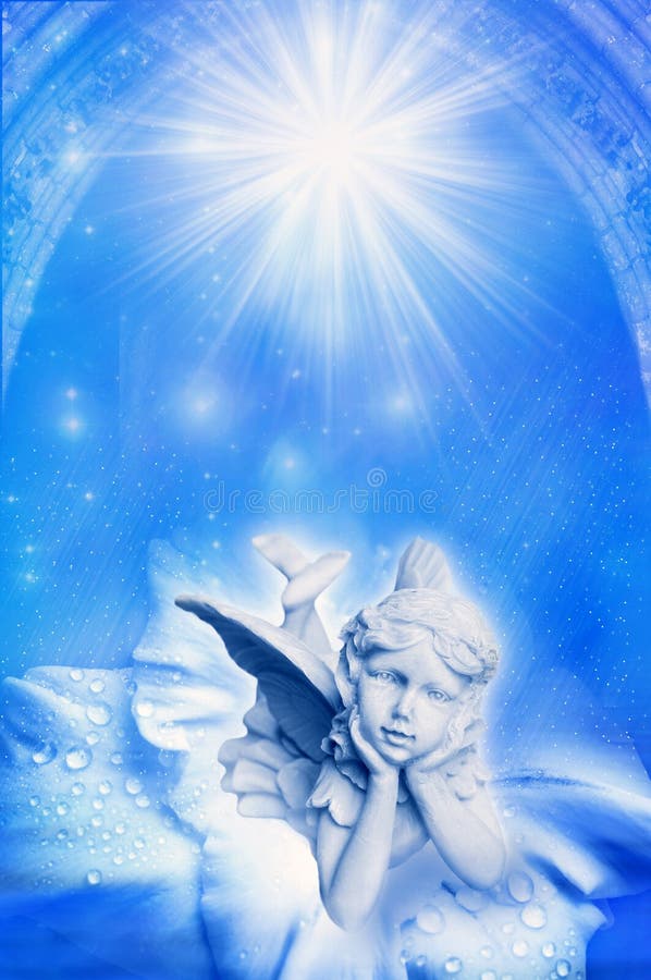 Angel of Sun stock illustration. Illustration of spiritual - 20159609