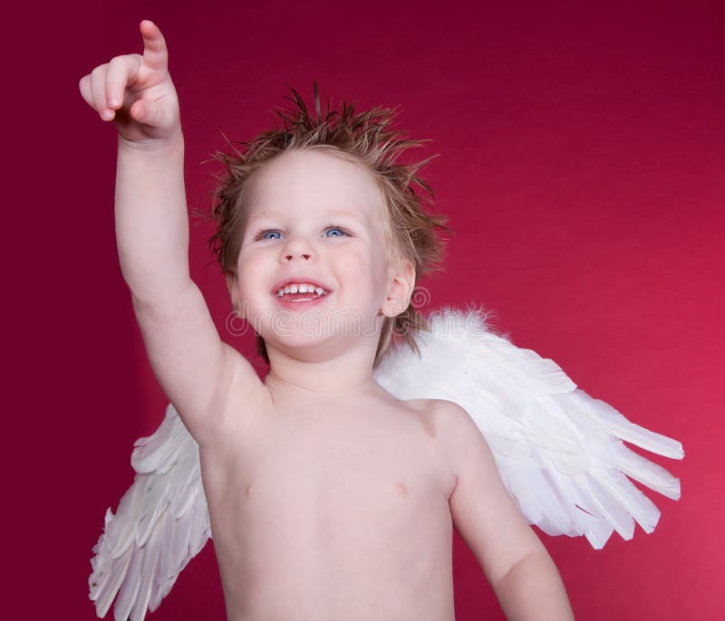 Angel Pointing Picture. Image: 8060060