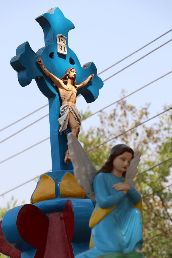 Angel praying on Knees stock photo. Image of christianity - 88136214