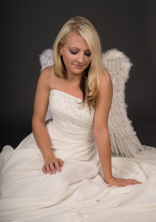 Angel stock photo. Image of female, angel, little, sensuality - 47150302