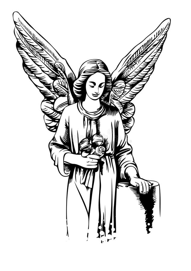 Gothic Angel Stock Illustrations – 4,902 Gothic Angel Stock ...