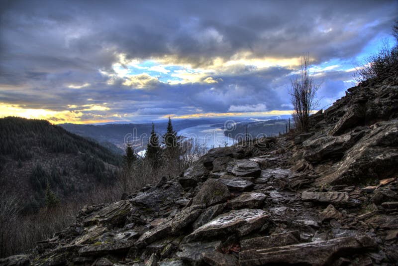 Angel s Rest stock image. Image of river, northwest, pacific - 48831567