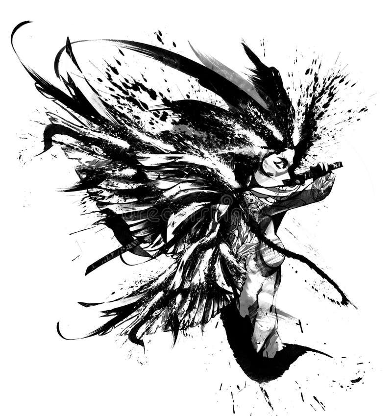 Angel Samurai Stock Illustrations – 145 Angel Samurai Stock ...