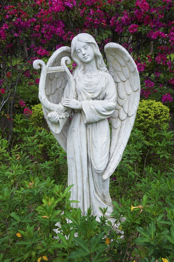 Angel Sculpture stock image. Image of peace, holy, angel - 65272293