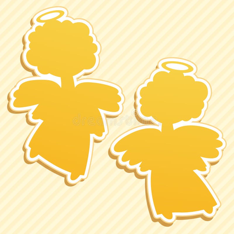 Angel set stock vector. Illustration of group, decor - 35133557