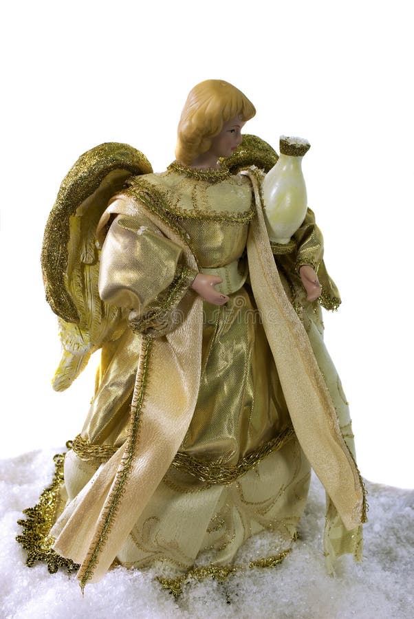 Angel in the snow stock image. Image of figure, elegant - 16297541