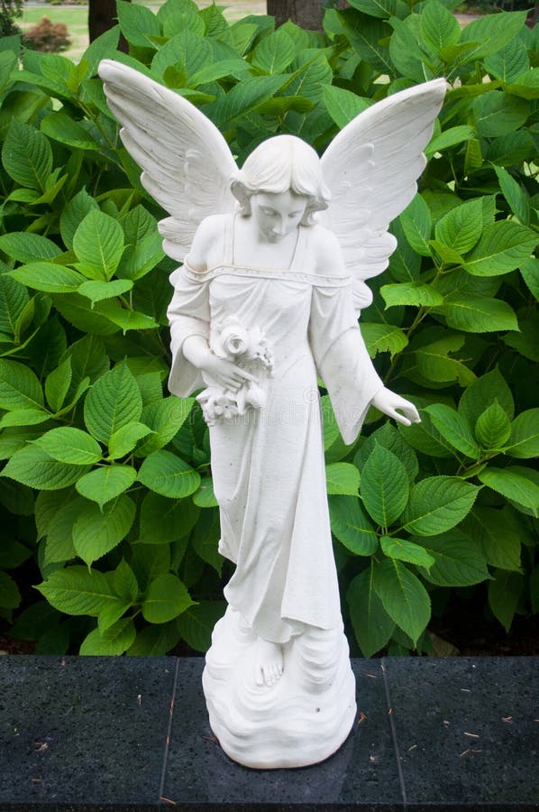 Angel statue stock image. Image of white, sculpture, statuary - 21496159