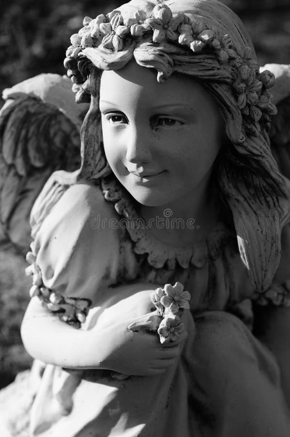 Angel Statue stock image. Image of religious, female, fairy - 9416289