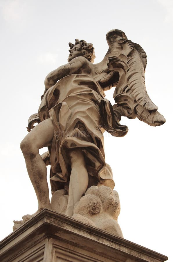 Angel statue stock photo. Image of rome, europe, capital - 46387186