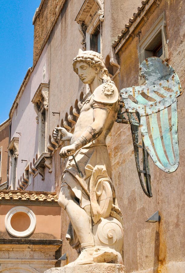 Angel statue stock image. Image of architectural, castel - 88742691