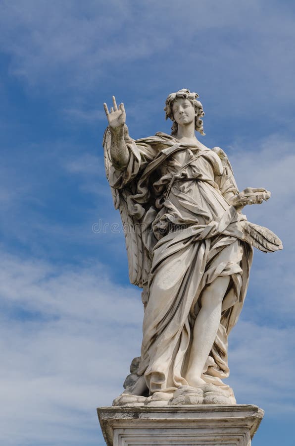 Angel statue, Rome, Italy stock photo. Image of ancient - 41085720