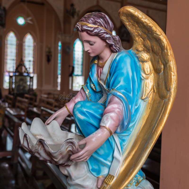 Angel statue stock image. Image of stone, face, angel - 72759893