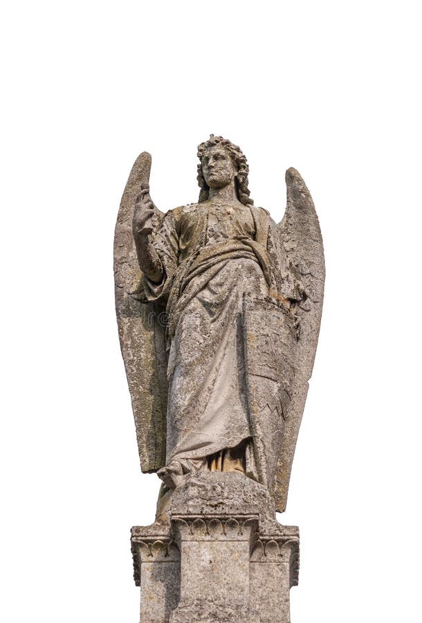 Statue with a Winged Man, the Symbol of the Apostle Matthew, in the ...