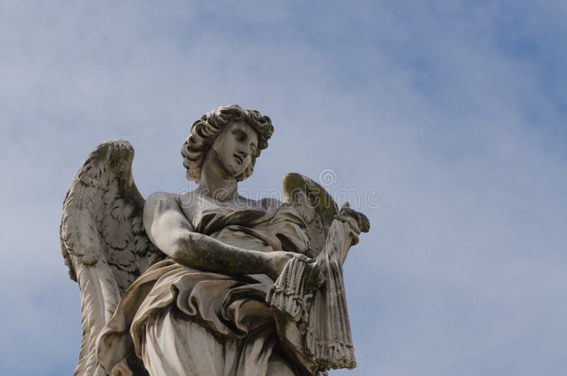 Angel statue, Rome, Italy stock photo. Image of ancient - 41085720