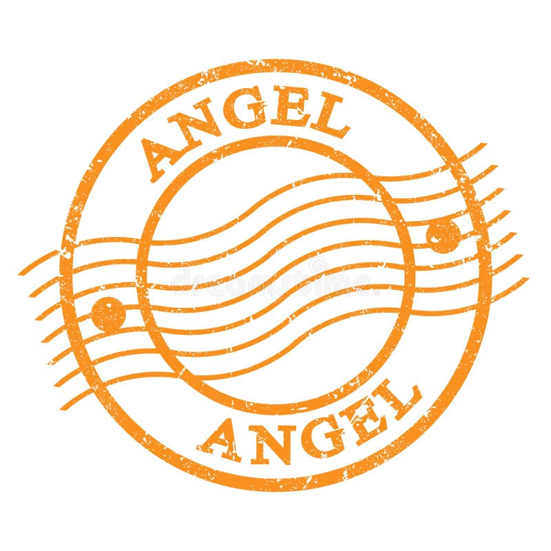Angel Text, Hand Lettering, Wings and Halo Stock Vector - Illustration ...