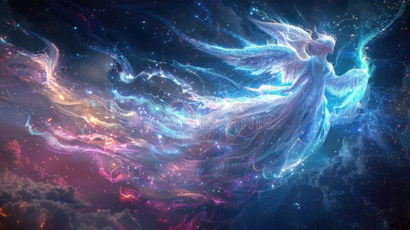 Nebula Angel Drawing Stock Illustrations – 13 Nebula Angel Drawing ...