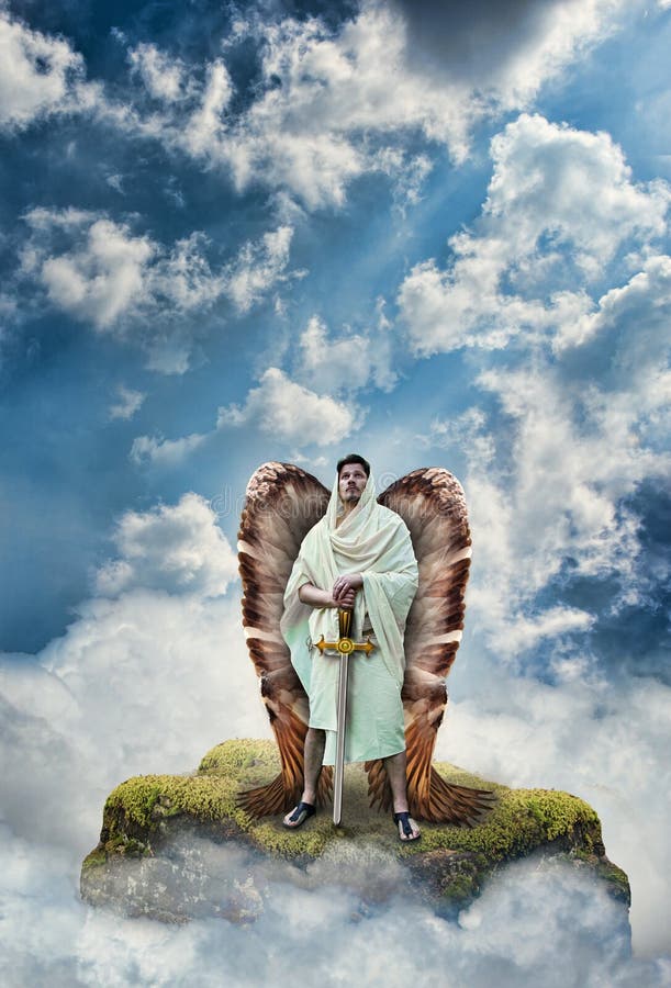 Angel Warrior stock photo. Image of christianity, religion - 70058702