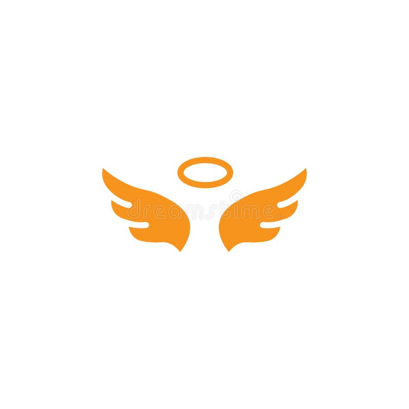 Angel Wing Icon Outline Vector for Web Ui Stock Vector - Illustration ...