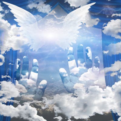 Angel winged stock illustration. Illustration of angel - 66753207