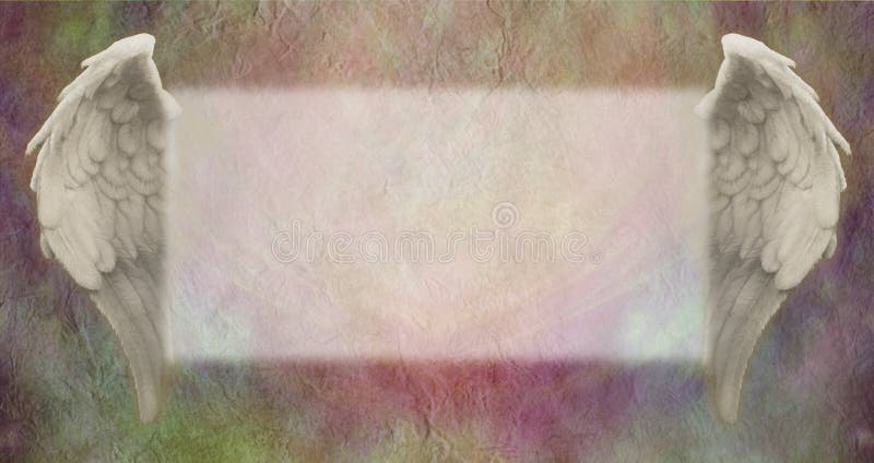 Heavenly Angel Website Banner Stock Illustration - Illustration of ...